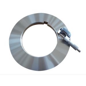 Quality D2 Slitter Machine Blade Manufacturer Circular Slitter Blades For Tinplate Coating Line for sale