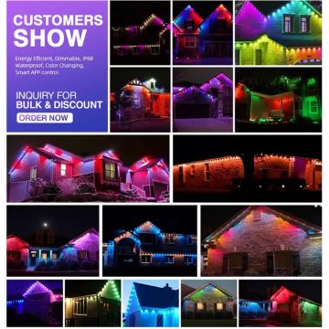 Quality 30mm Dia Outdoor LED String Light Ip65 Wifi Control For Christmas for sale