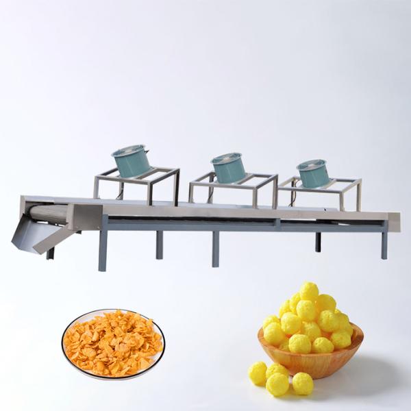 Quality Big Capacity Corn Flakes Production Line / Cereal Corn Flakes Machine Extruder for sale