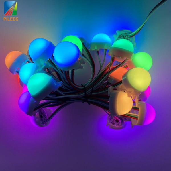 Quality 12V Pixel Outdoor String Ball Lights Digital RGB WS2801 WS2811 for sale