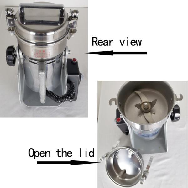 Quality 200g High Speed Electric Grain Crusher , Portable Grain Grinder Machine for sale