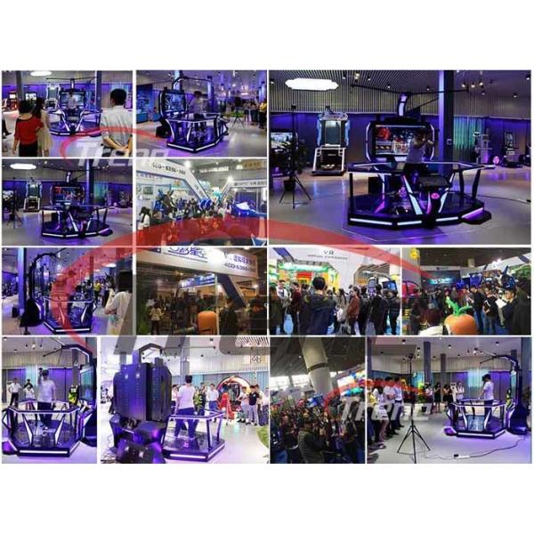 Quality HTC VIVE Virtual Reality Space Walk Black Shooting Games 9D Action Cinemas for sale