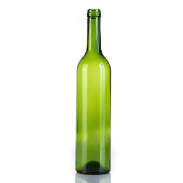 Quality Personalized Bordeaux Glass Wine Bottle 187ml 375ml 750ml for sale