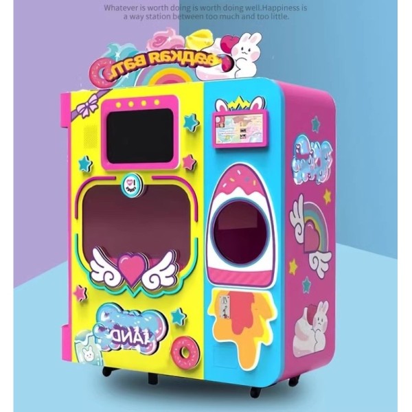 Quality OEM Robot Automatic Cotton Candy Machine 180KG 21.5inch for sale