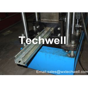 Quality Chain Drive Storge Rack Roll Forming Machine 1.8-2.3mm Steel Frame Roll Forming for sale