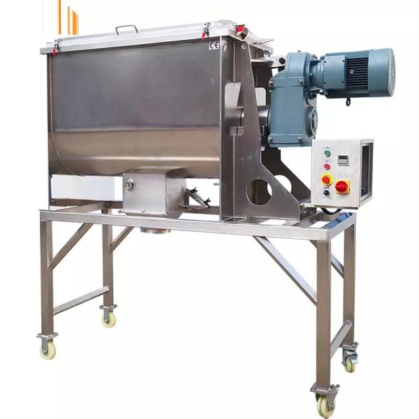 Quality Customized GMP Horizontal Ribbon Mixer Food Powder Blender 1500kg / Batch for sale