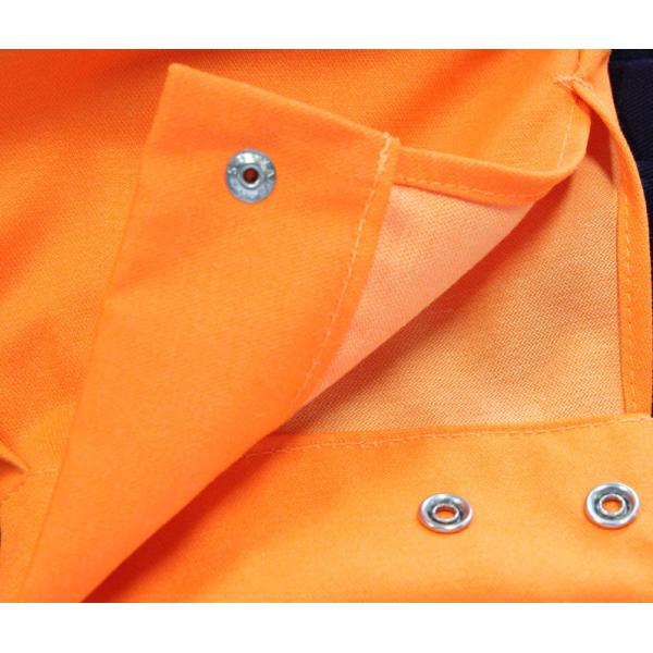 Quality Man 250GSM CVC Reflective Working Bib Overalls With Adjustable Braces Clasps for sale