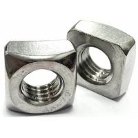 Quality M5 18-8 Stainless Steel SS304 SS316 Square Thin Nut Plain Polished DIN557 DIN562 for sale