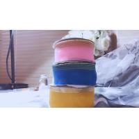 Quality 100% Nylon Pure Silk Ribbon , Custom Silk Satin Ribbon With Single Edge for sale