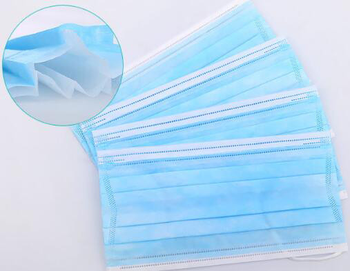 Quality Three Layer Non Woven Polypropylene PPE Earloop Face Masks for sale
