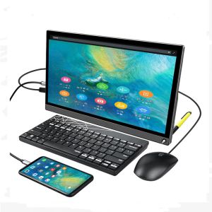 Quality 4K 15 Inch 10mm Portable Wireless Touch Screen Monitor 300cd/M2 for sale