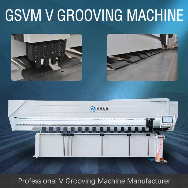 Quality Door Frame Vertical V Cutting Machine V Grooving Machine For Sheet Metal for sale
