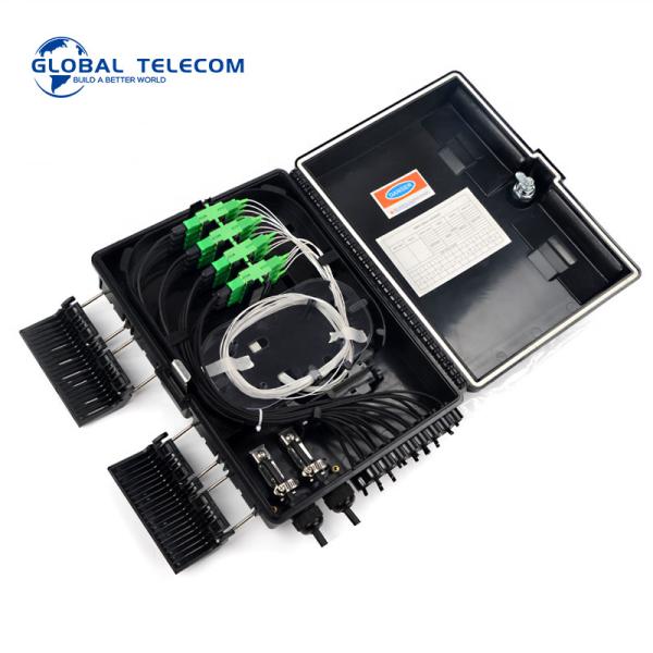 Quality Waterproof ODB Fiber Optic Distribution Box , FTTH 8 Core Fiber Optic Termination Box for sale