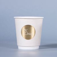 Quality Personalized Disposable Takeaway Paper Coffee Cups With Lids 16 Oz Custom Order for sale