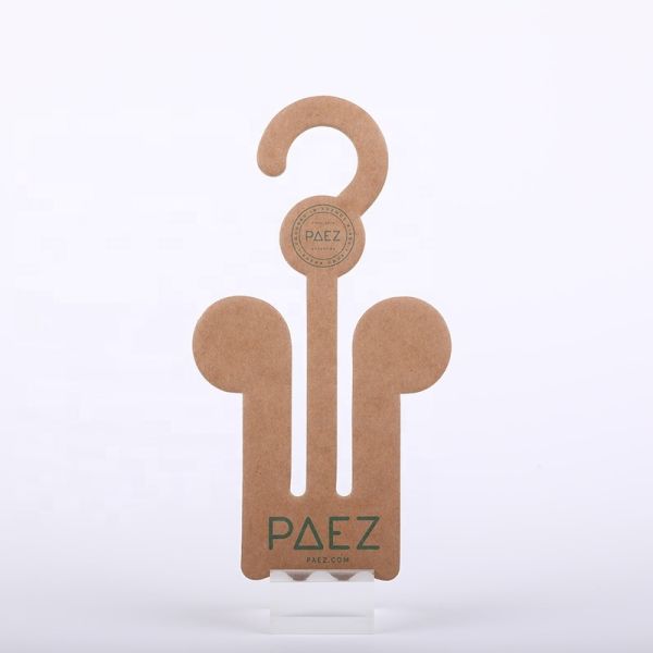 Quality Recycled Paper Slipper Hanger Custom Size For Sustainable Packaging for sale