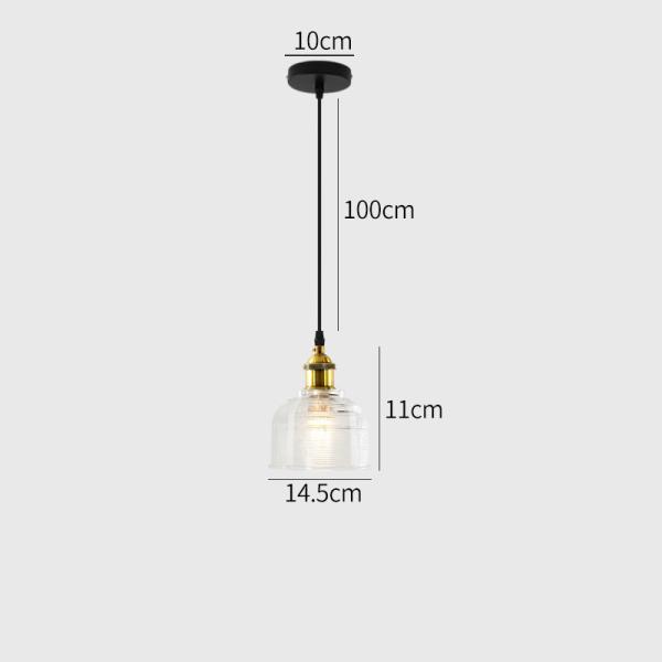 Quality Contemporary Diameter 14.5cm Height 11cm Glass Pendant Light for sale
