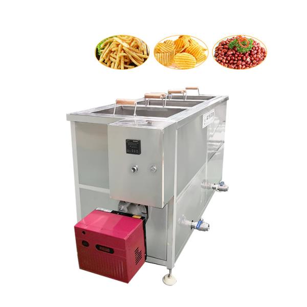 Quality Gas Type Manual Chip 150kg/H Countertop Deep Fryer for sale