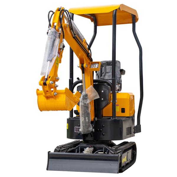 Quality 1Ton Four Legged Shed Mini Crawler Excavator Low Consumption for sale