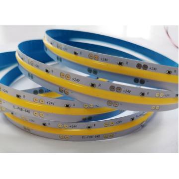 Quality Flip Chip COB Flexible LED Strip Lights DC 24V CRI 95 180° Big View Angle for sale