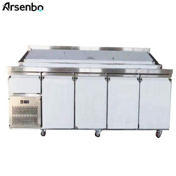 Quality Multiscene Pizza Refrigerated Counter Fridge SS304 Wear Resistant for sale