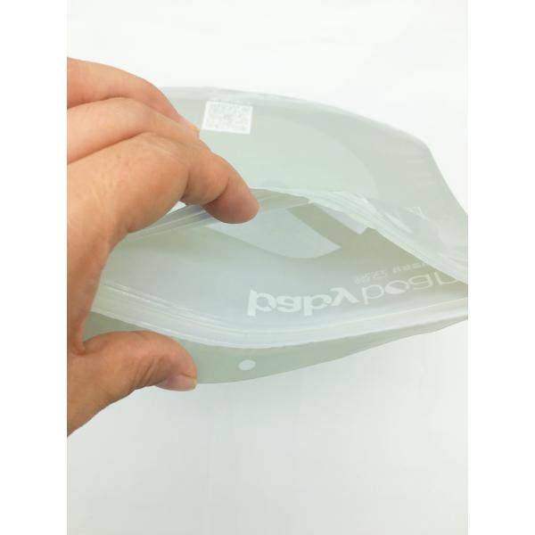 Quality Children 'S Clothing Gray Laminated Polypropylene Bags And Hangers / Transparent for sale