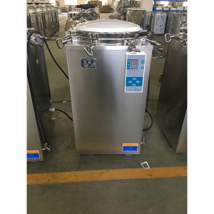 Quality 120L Microcomputer Control SUS Chamber Vertical Top Loading Autoclave for sale