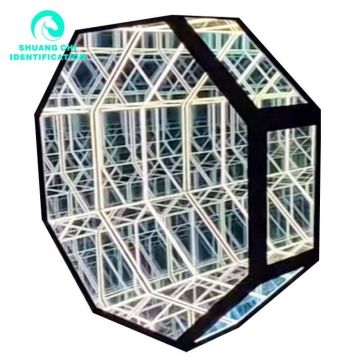 Quality Elevate Decor Stunning 3D Neon Abyssal Mirror Checkered 50X50 in Customizable for sale