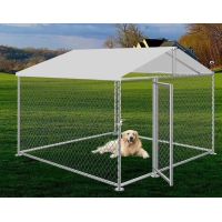 Quality Waterproof Cover Galvanised Steel 3x3m Dog Cage Kennel for sale