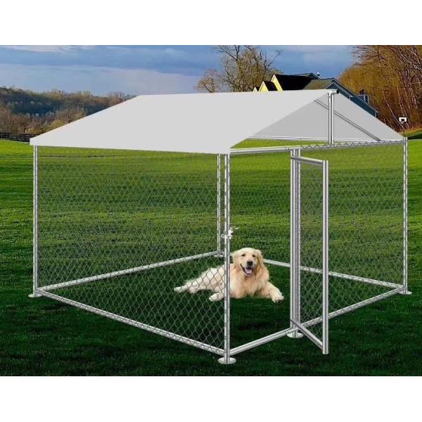 Quality Waterproof Cover Galvanised Steel 3x3m Dog Cage Kennel for sale