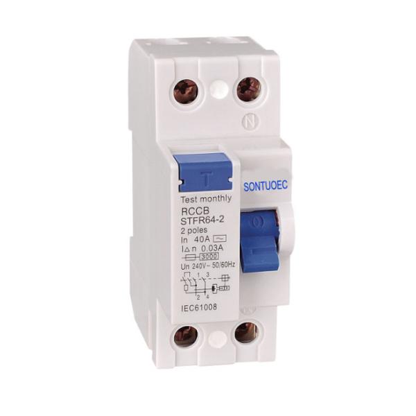 Quality Light Weight  STL-362 Series RCCB 2p 230v Residual Current Circuit Breaker for sale