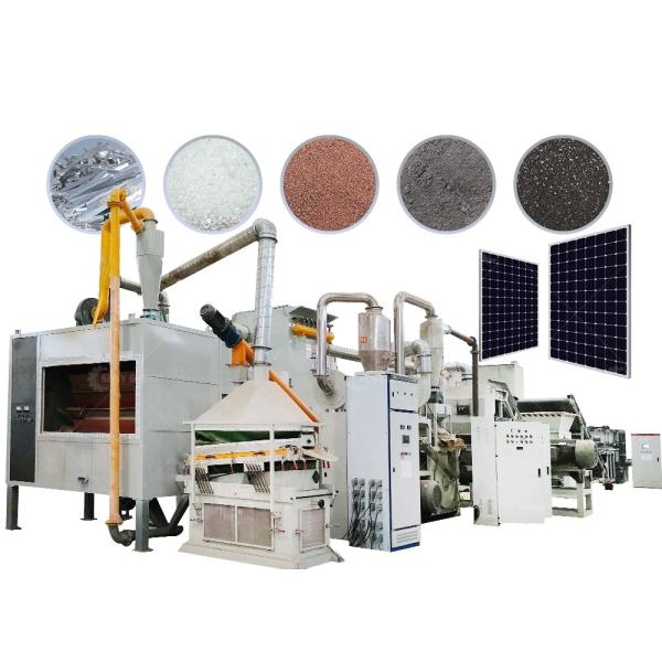 Quality Professional Sales Green Energy Recycling Solar Panel Recycle Machine with PLC for sale