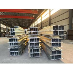Quality Heavy Duty Galvanized H Beam Retaining Wall Galvanised Q235B G250 Steel for sale