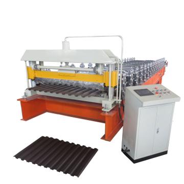 Quality Metal Panel Roofing Sheet Rollformers 0.3mm Hydraulic Cutting for sale