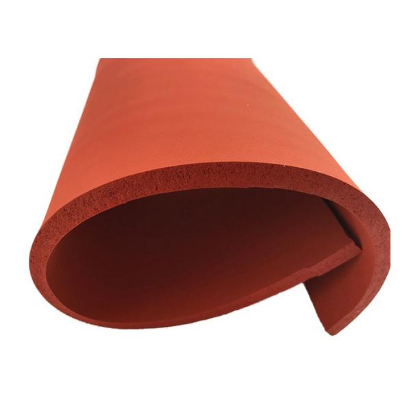 Quality Commercial Silicone Foam Sheet Closed Cell Sponge Rubber Sheet Excellent Heat Resistance for sale
