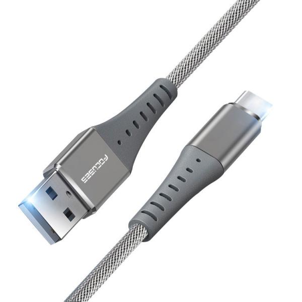 Quality Fishing Net Braided 3Ft USB 2.0 Type C Cable for date transfer for sale
