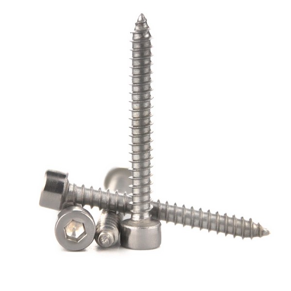 Quality Cylindrical Head Hex Slot Self tapping screws for sale