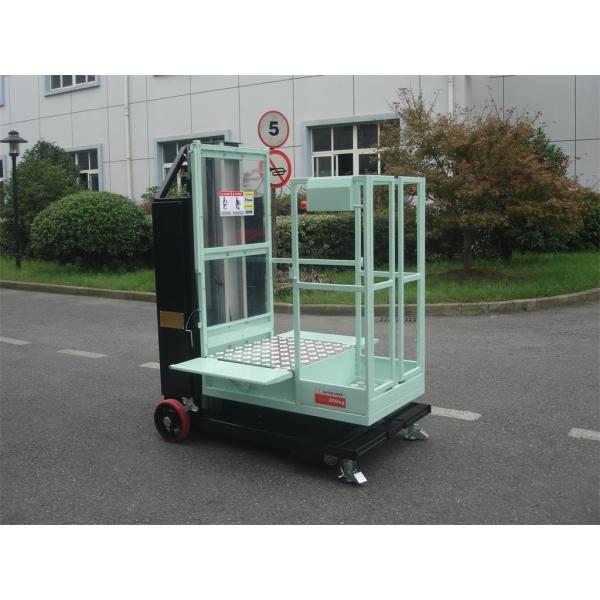 Quality 200kg Rated Load Aerial Order Picker Semi Electric 4.3m For One Person Stock Picking for sale