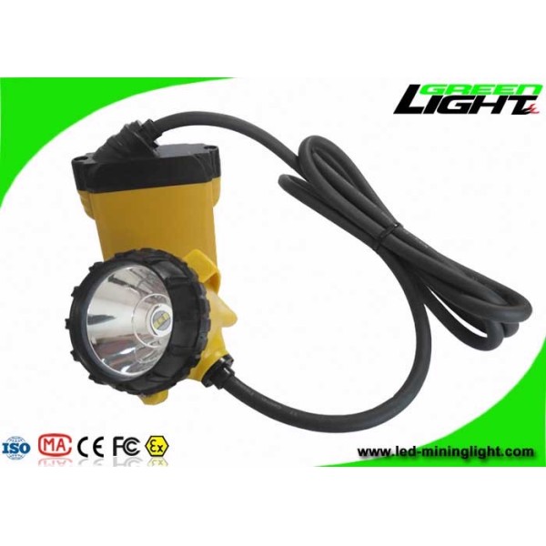 Quality 3W Cree LED Mining Hard Hat Lights 25000Lux Four Lighting Levels With Low Power Warning for sale