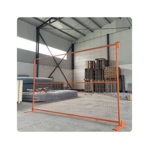 Quality Metal Frame 6 feet * 10 feet Canada Style Portable Temporary Fence Panel for for sale