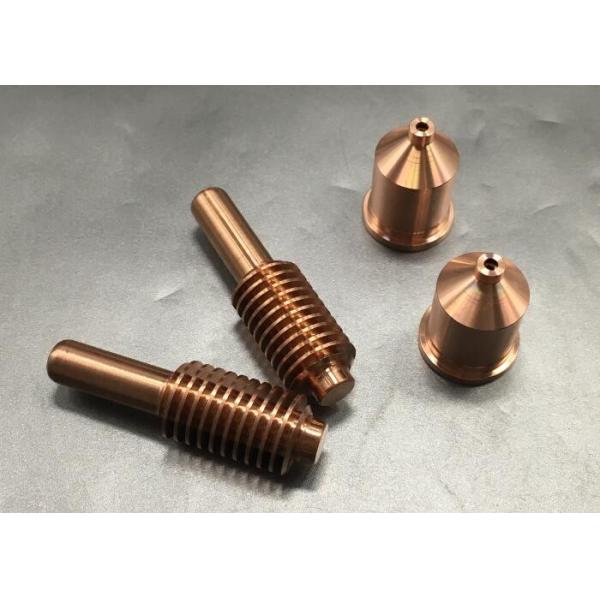 Quality Torch Consumables Plasma Cutting Nozzle , Electrode Retaining Cap for sale