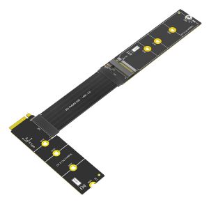 Quality Upgrade Version 90 Degree Right Angle M.2 NVME SSD Extension Cable with High for sale