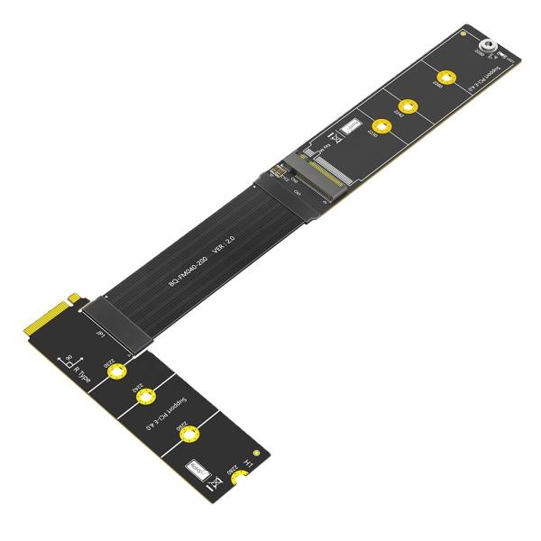Quality Upgrade Version 90 Degree Right Angle M.2 NVME SSD Extension Cable with High for sale