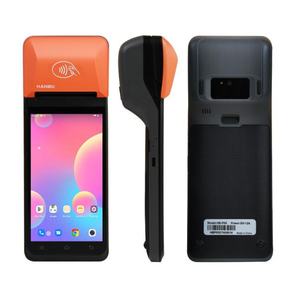 Quality Bluetooth Smart Order POS Orange / Green Mobile POS For Small Business for sale