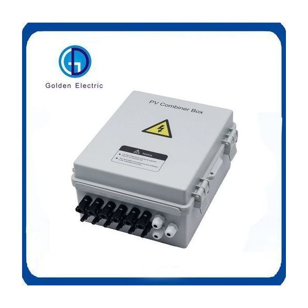 Quality Flame Resistance 4 String Solar Combiner Box PV Array Plastic DC 1000V for sale