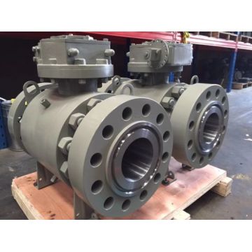 Quality Floating Trunnion Type Ball Valve , Casting Trunnion Mounted Valve for sale