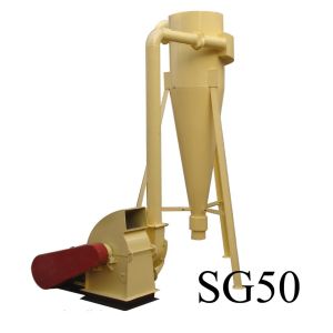 Quality 15KW SG50 Home Use Small Capacity Wood / Straw Hammer Mill Pulverizer Grinder for sale