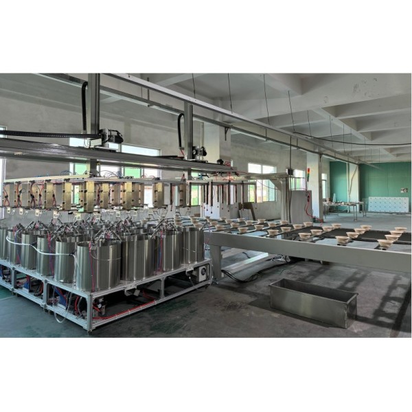 Quality Spin Coating Line for Eco-Friendly Tableware | Precision Internal Coating for sale