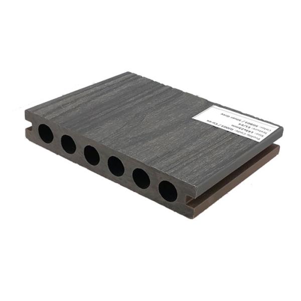 Quality SGS Wood Polymer Composite Decking 150X25mm WPC Decking Grey for sale