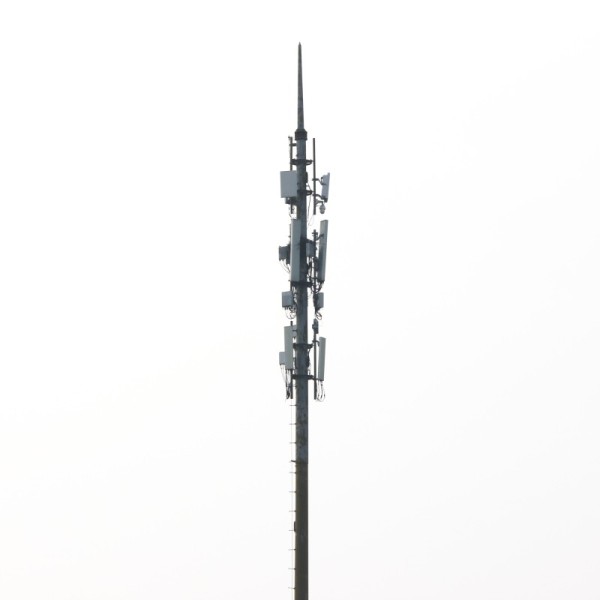 Quality Polygonal Galvanized Telecom Monopole Hot Dipped Cellular Tower Without Working for sale