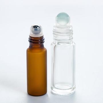 Quality Matte Amber Glass Roller Bottles Bulk 3 Oz 10ml for sale
